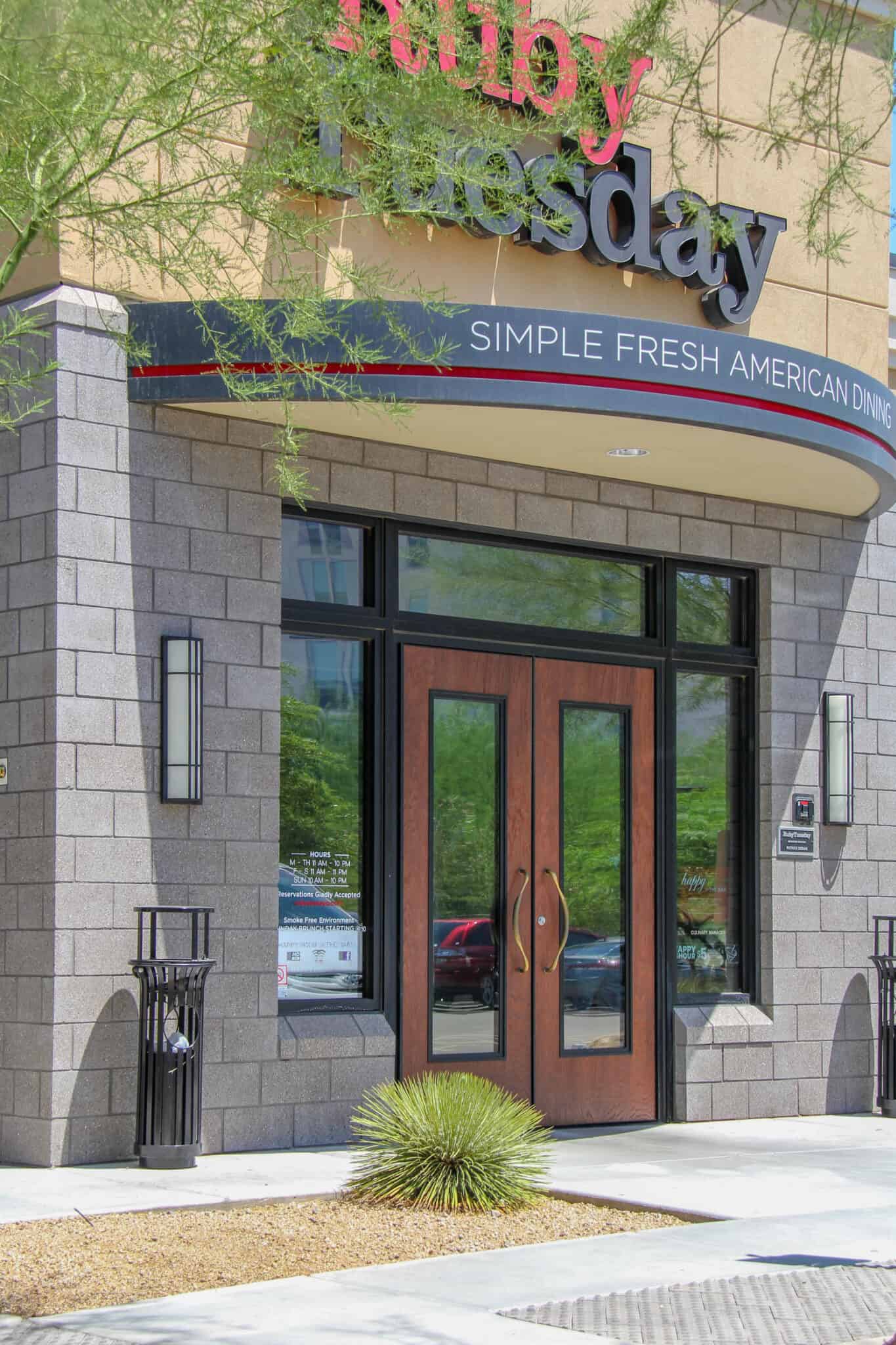 Wood Grain Restaurant Front Doors - Special-Lite
