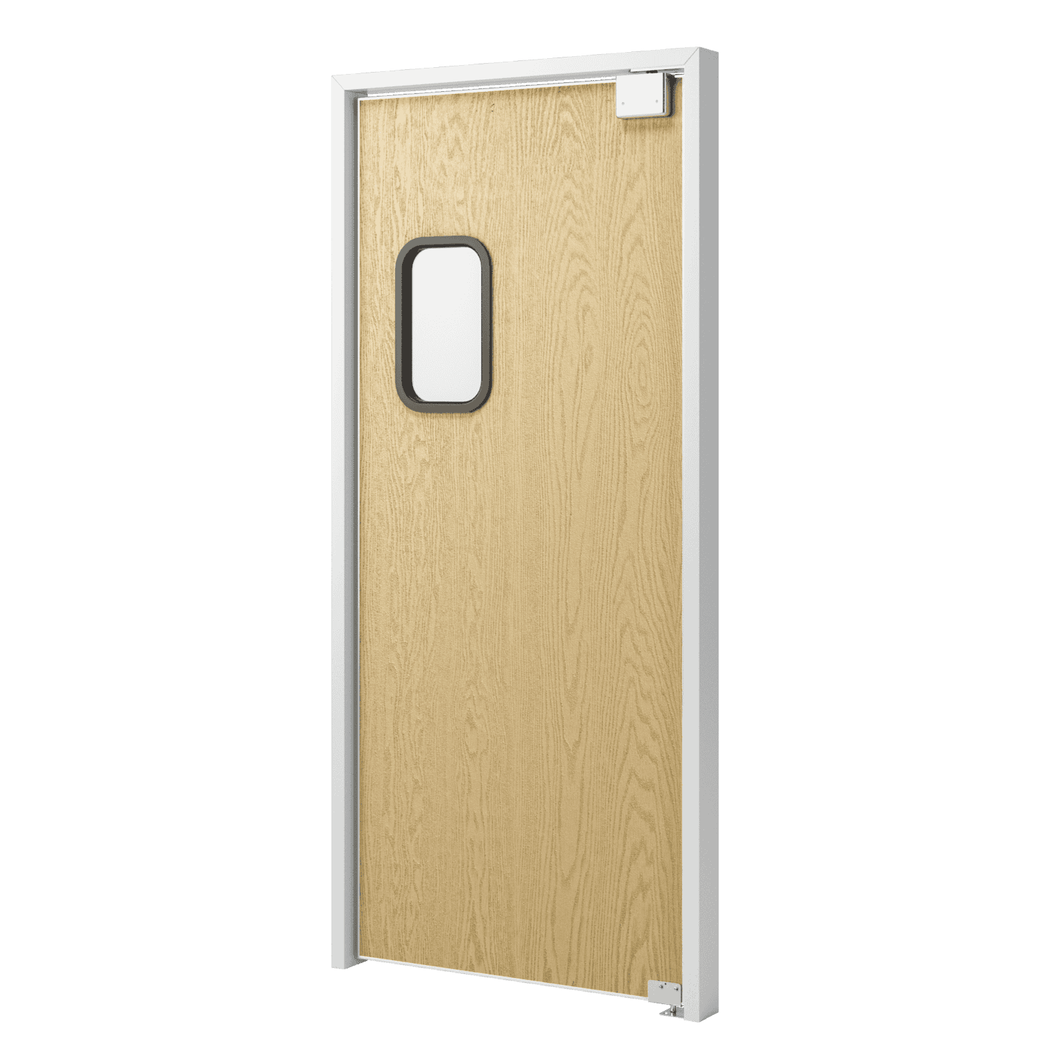 Rustic Wood Grain FRP Commercial Traffic Doors - Special-Lite
